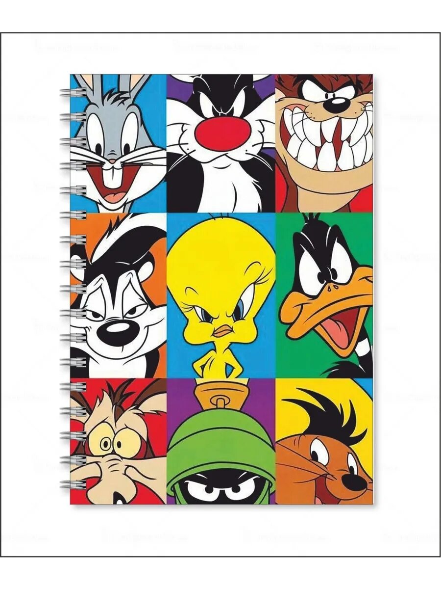 Тетрадь Looney Tunes - Безумные Мотивы