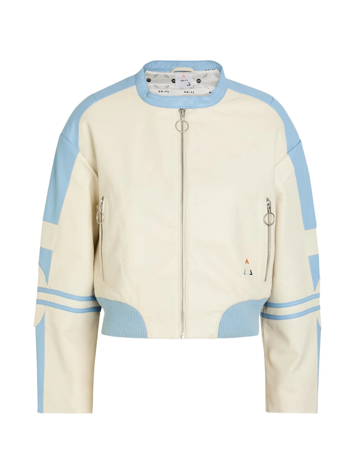 Куртка AN-Y1 Zip-up leather jacket