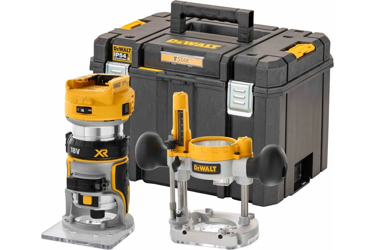 Фрезер DeWALT DCW604NT-XJ, аккумуляторный, бесщёточный, без АКБ и зарядного устройства