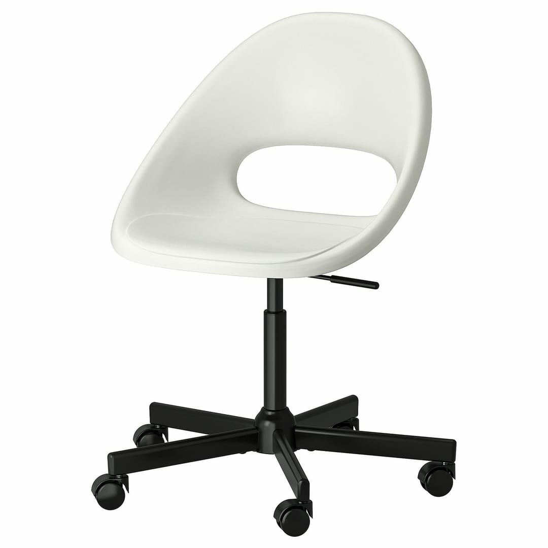 Офисное кресло IKEA LOBERGET / MALSK R, белый, черный 294.885.71