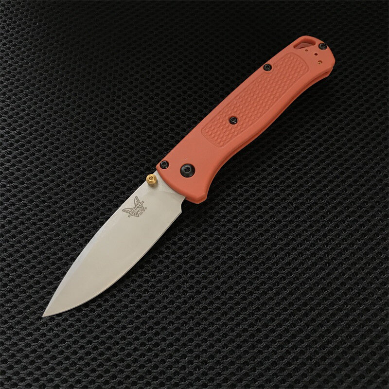 Benchmade535 Компактный складной нож с рукоятью из нейлона со стекловолокном, удобен для ношения в кармане, подходит для отдыха на природе и самозащиты