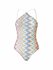 Купальник Missoni, размер 44, бежевый/белый