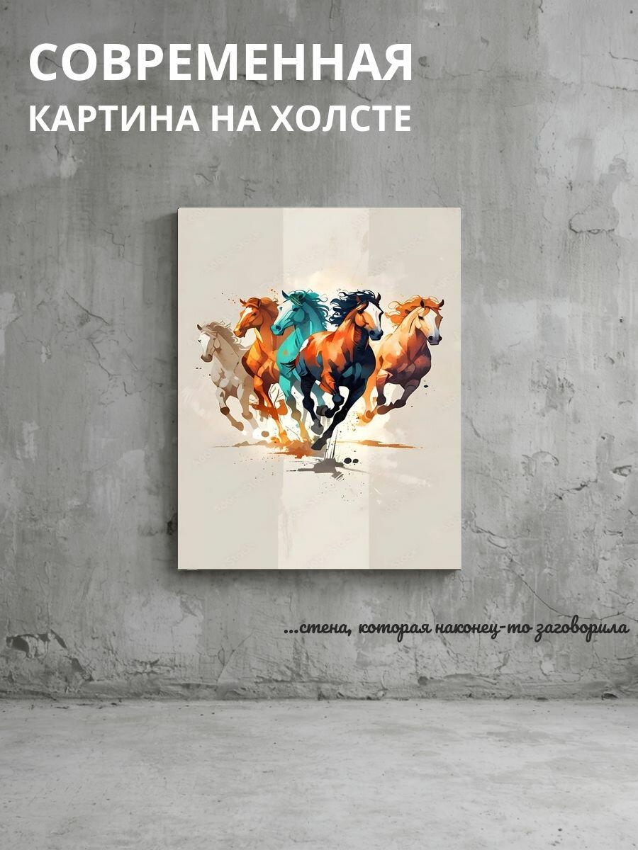 Картина на холсте Настенная картина в современном стиле 30x40 см