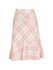 Юбка Vivienne Westwood Adder check-pattern midi skirt, размер 42, белый