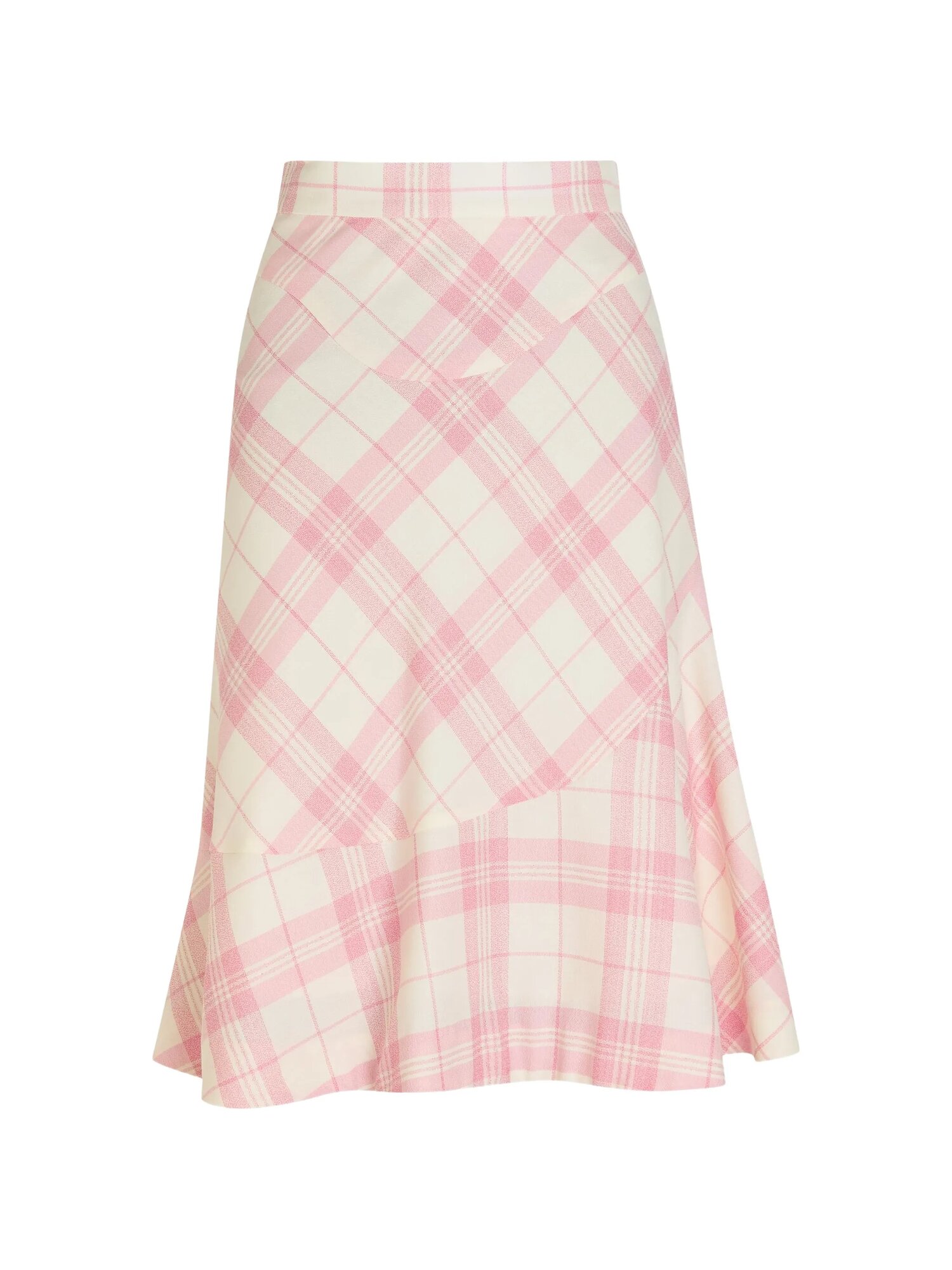 Юбка Adder check-pattern midi skirt