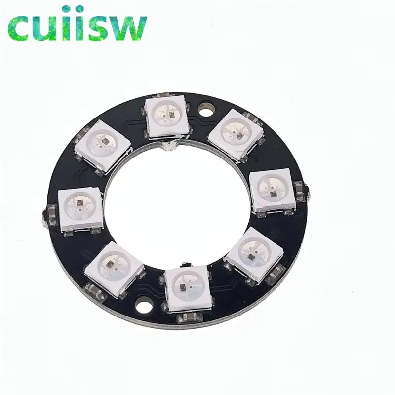 Cuiisw RGB LED кольцо 8 светодиодов WS2812