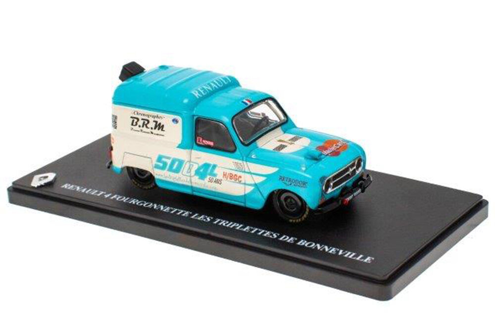 Модель коллекционная ALTAYA Renault 4 fourgonnette les triplettes de bonneville 2011