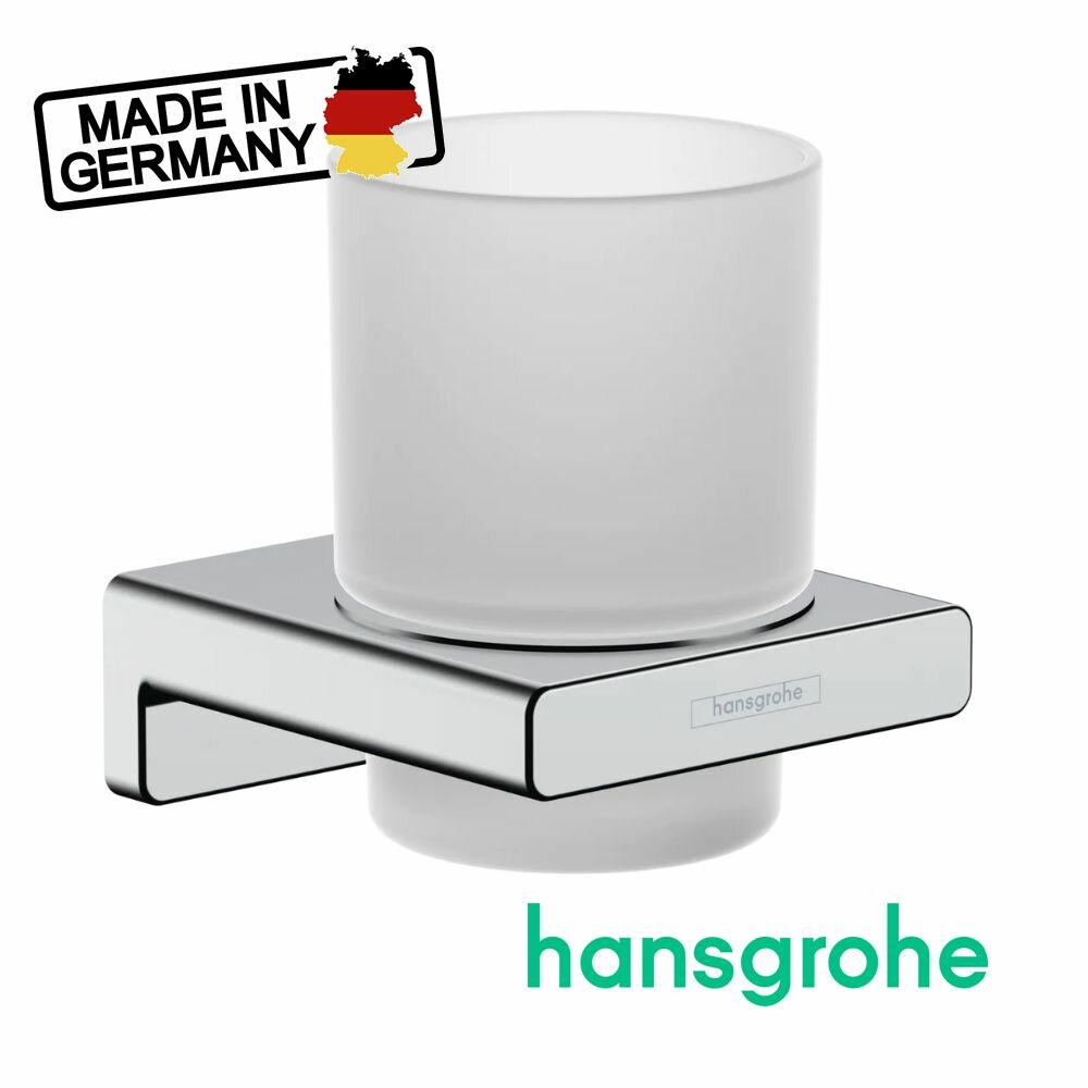 Стакан для зубных щеток Hansgrohe AddStoris / хром полированный