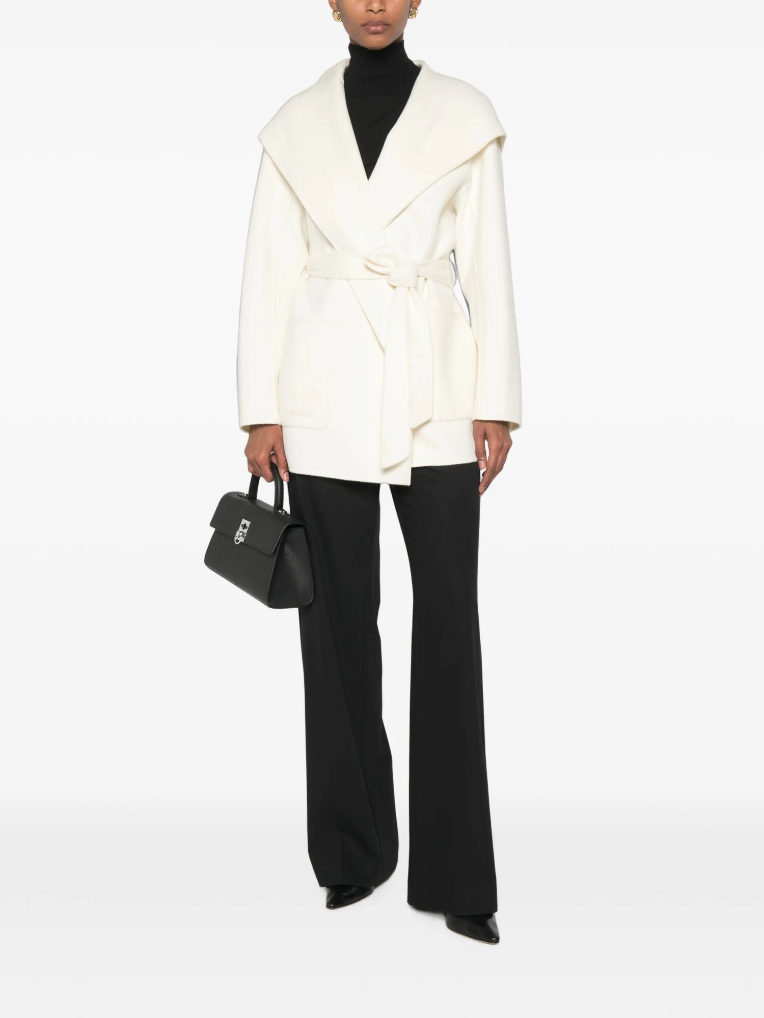 Пальто Mackage Belted hooded coat, размер 40, разноцветный — фото 1