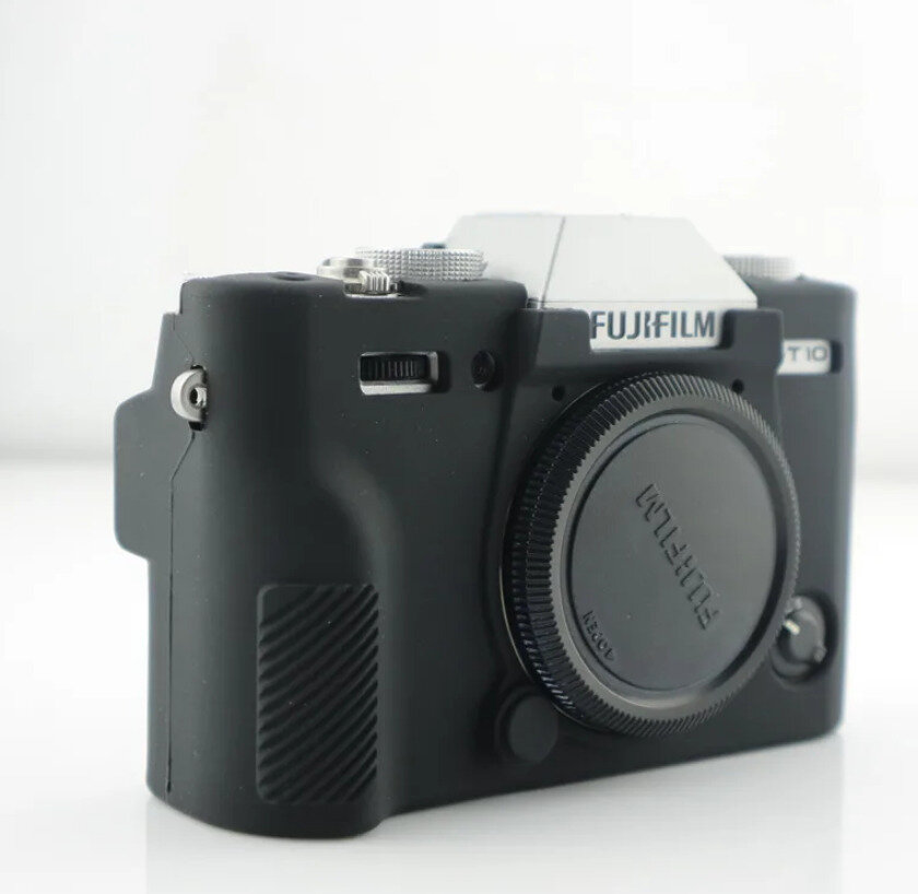Силиконовый противоударный чехол MyPads для фотоаппарата Fujifilm X-T20/ XT10/ XT20/ X-T10 ультра-тонкая полимерная из мягкого качественного силикона черный