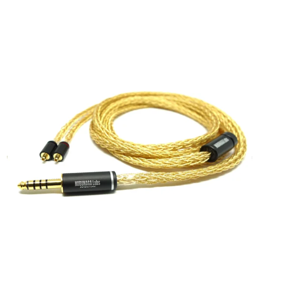 Кабель для наушников Nobunaga Labs Supreme Miotukusi Kiwami gold сменный mmcx разьем 4.4 mm 1.2 m