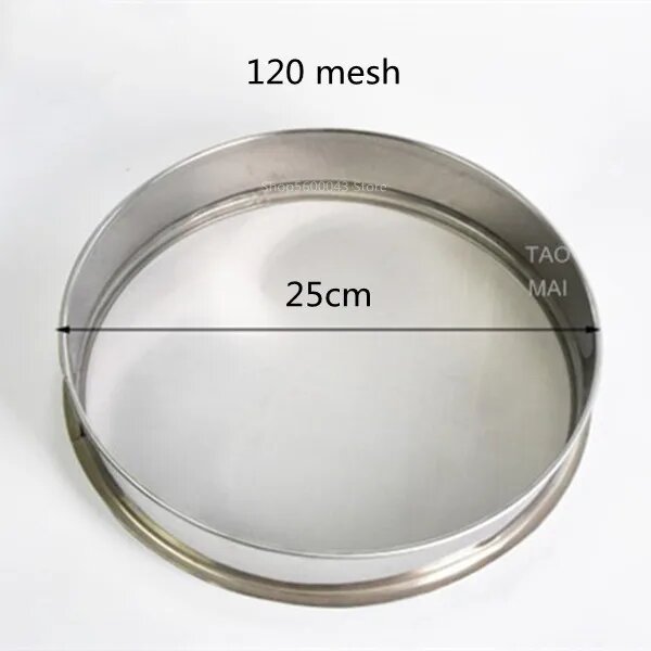 Сито для просеивания 25см 120 mesh из нержавеющей стали