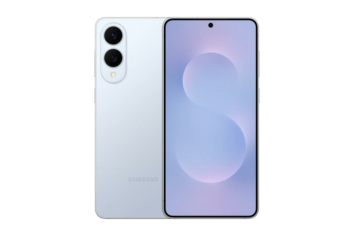 Смартфон Samsung Galaxy S25 Edge, 12/256Gb, Icyblue Titanium (nano SIM+eSIM)