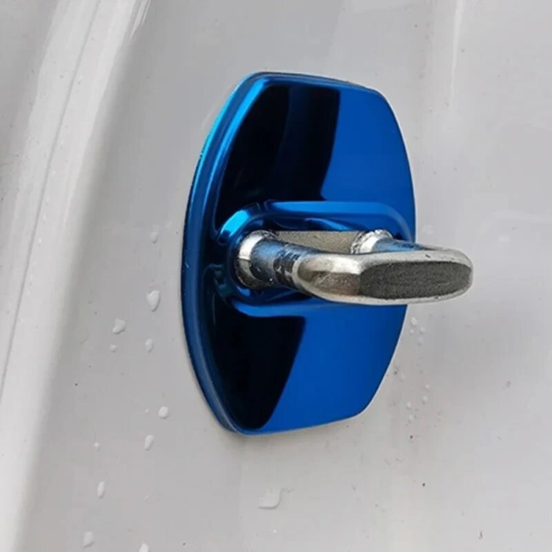 Накладки на дверные замки Blue, 4 шт. для GEELY Coolray Escape SX11 2022-2023