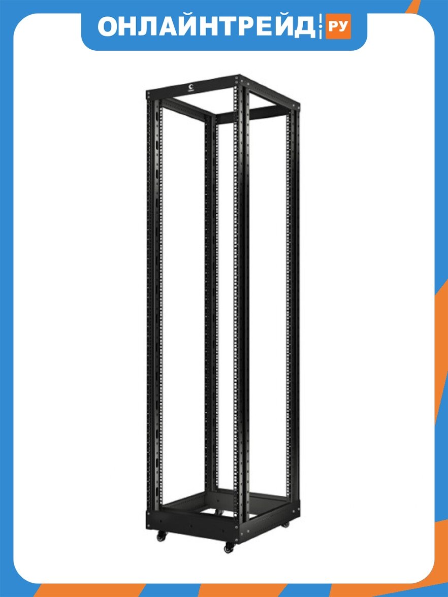 Стойка двухрамная Cabeus RA-47U-1000 RA-47U-1000-BK черный