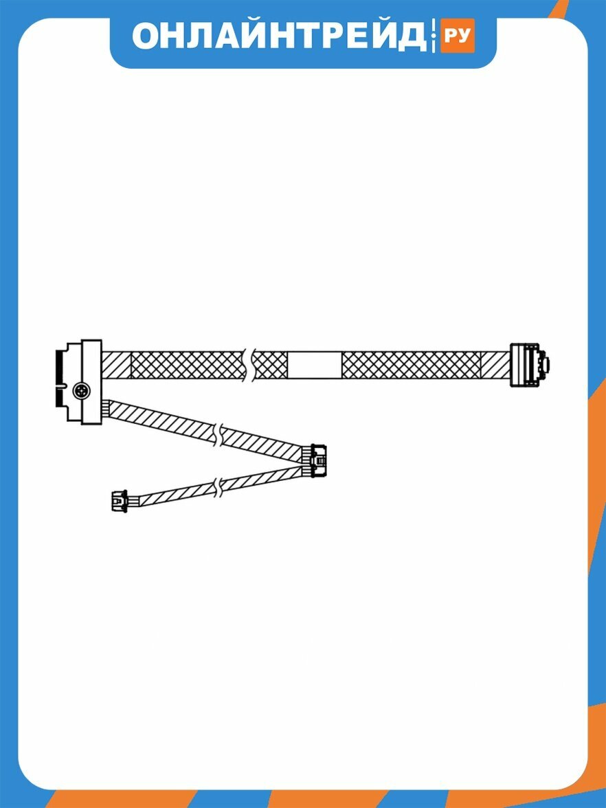 Кабель Lenovo ThinkSystem SR630 V3 M.2 NVMe 2-Bay RAID Cable Kit (Cable kit for use with ThinkSystem M.2 NVMe 2-Bay RAID Adapter)