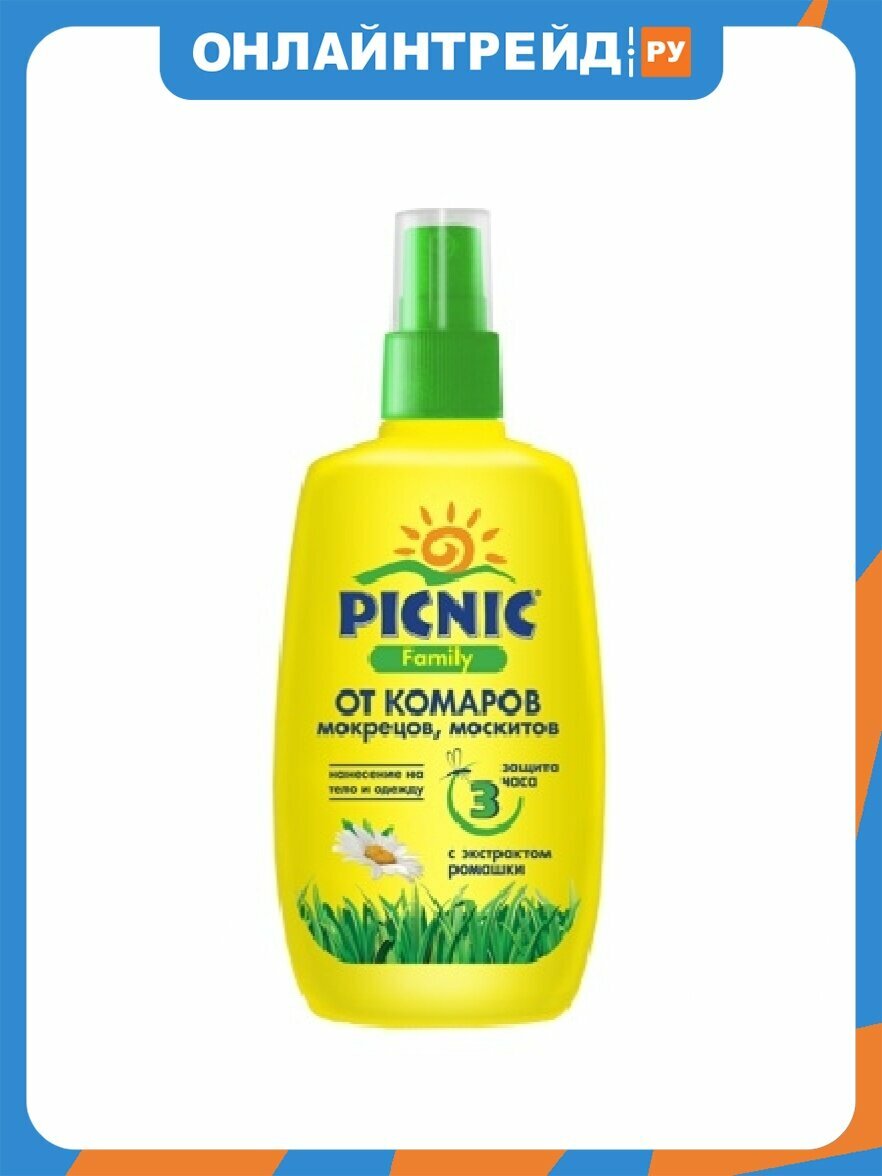 Спрей Picnic Family от комаров, 120 мл