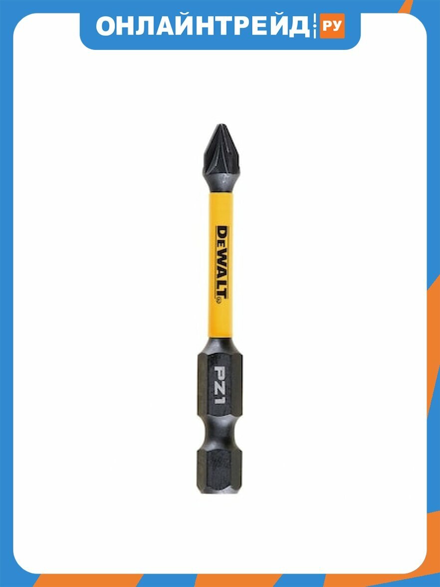 Биты Dewalt DT7390T-QZ IMPACT, Torsion PZ1, 57мм, 5шт.