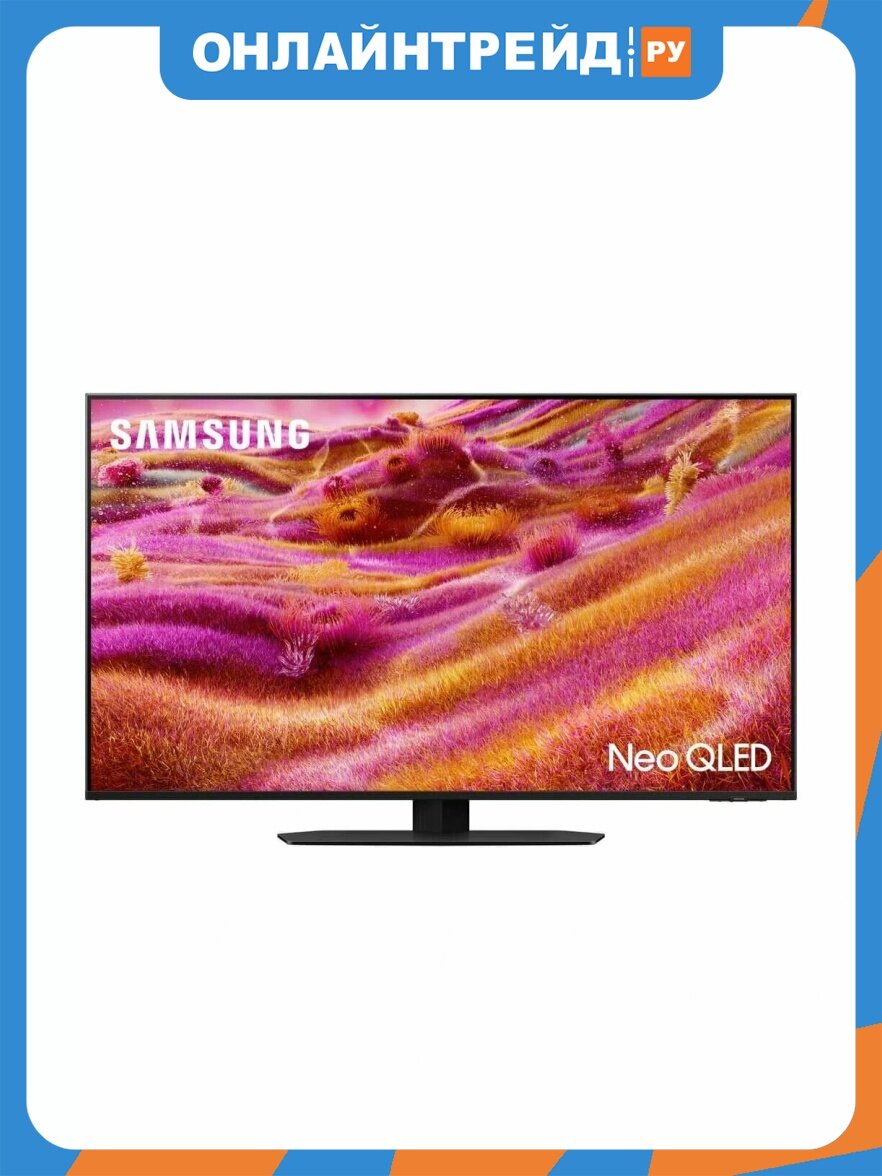 Телевизор Samsung QE43QN90FAUXRU, Neo QLED, Quantum Mini LED, VRR 165Hz, 4K Ultra HD, черный