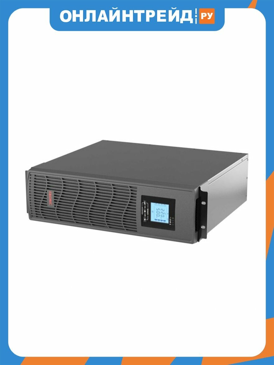 Источник бесперебойного питания линейно-интерактивный Dkc Info Rackmount Pro 1500ВА/1200Вт 1/1 USB RJ45 6xIEC C13 Rack 3U SNMP/AS400 slot 2х9А. ч, INFORPRO1500IN