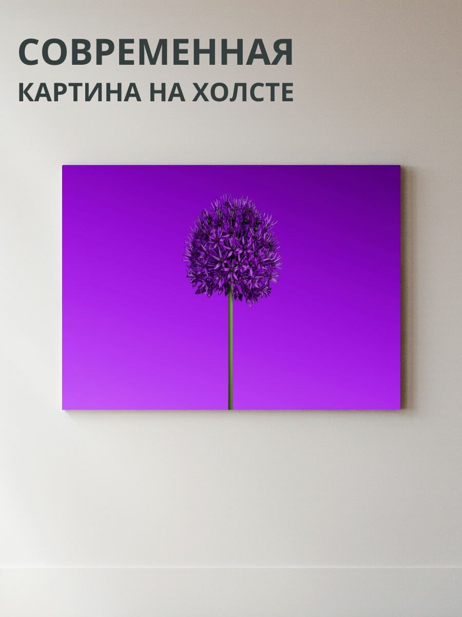 Картина на холсте Цветы 70x50 см
