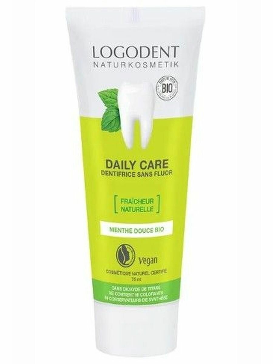 Logona Органическая зубная паста LogoDent с перечной мятой 75мл