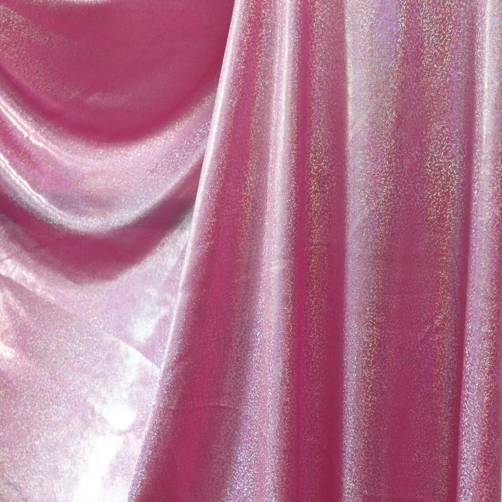 Findohope Полиэстерная Голографическая Ткань для Декора 150x50 см Розовый, Iridescent Pink