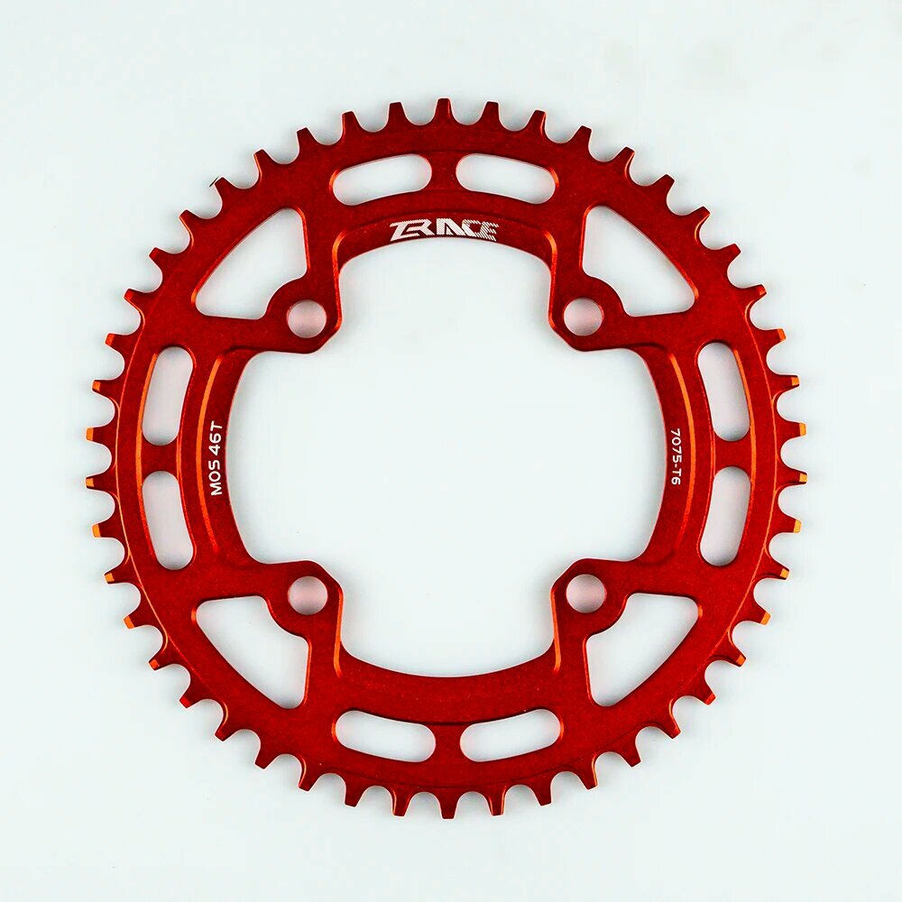 ZRACE Цепная звезда 46T Red, AL7075, Красный