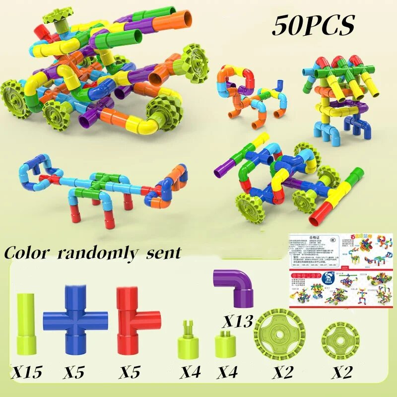 Пластиковые блоки для строительства водных конструкций 50pcs