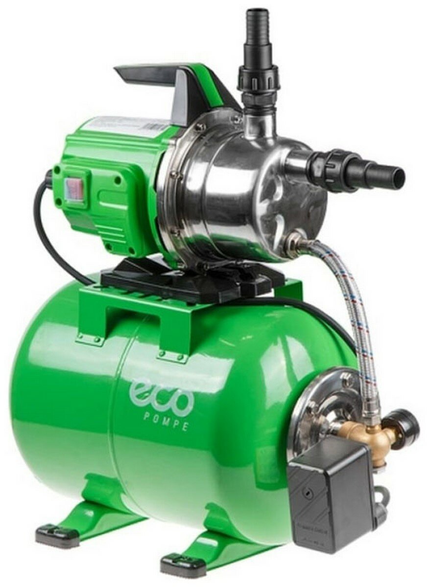 Станция водоснабжения автоматическая Eco GFI-1203, 24 л, зеленый