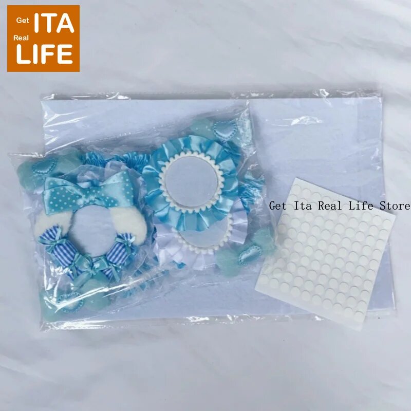 Набор украшений для сумки Ita TuTu Blosa Синий, 58mm badge blue set