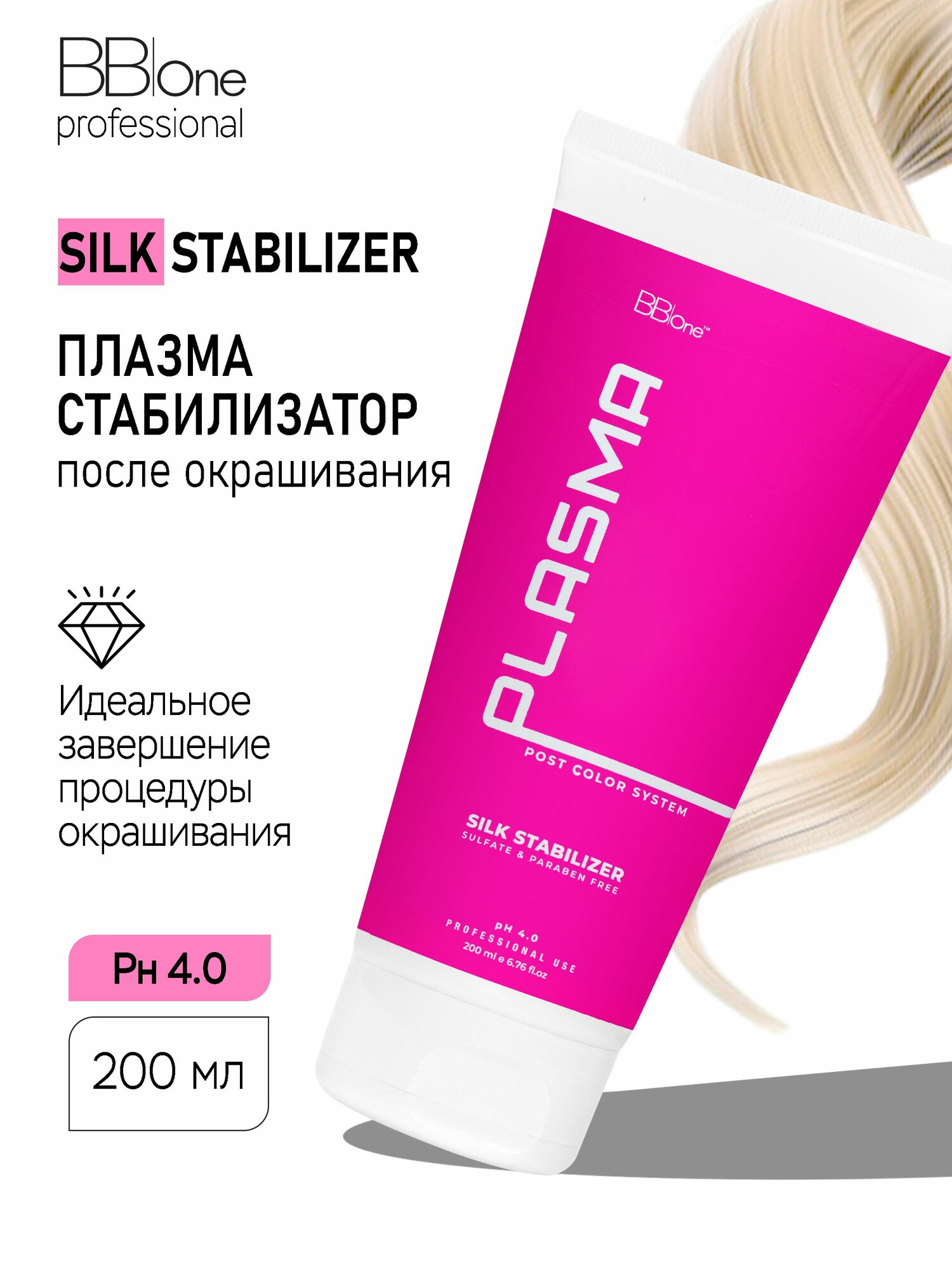 Плазма-стабилизатор окрашивания Silk Stabilizer, 200 мл