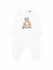 Пижама MOSCHINO Teddy Bear printed pajamas, размер 60, бежевый/белый