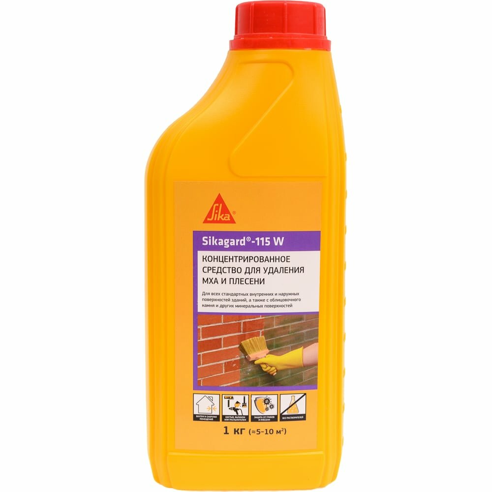 Концентрированное средство для удаления мха и плесени канистра SIKA 1 кг gard-115 W 813995