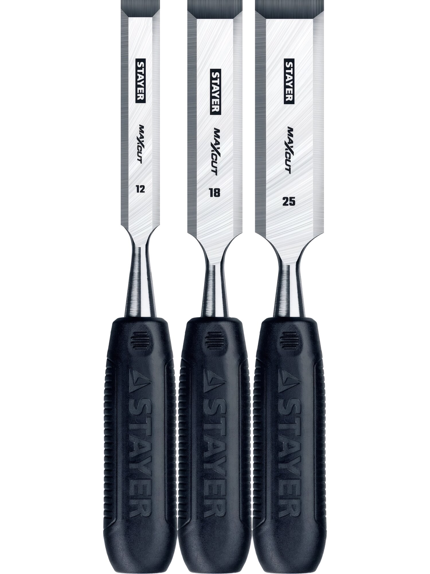 Набор стамесок STAYER Max-Cut, 3 предм.