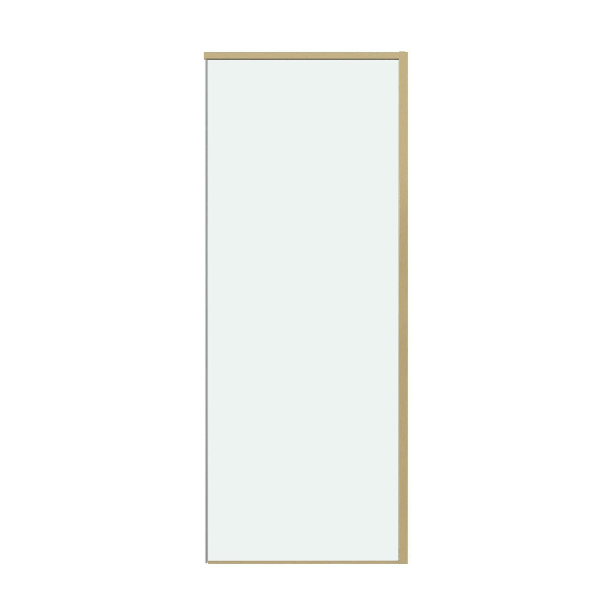 Душевая стенка Grossman Galaxy 100 200. K33.01.100.32.00 профиль Золото сатин стекло прозрачное