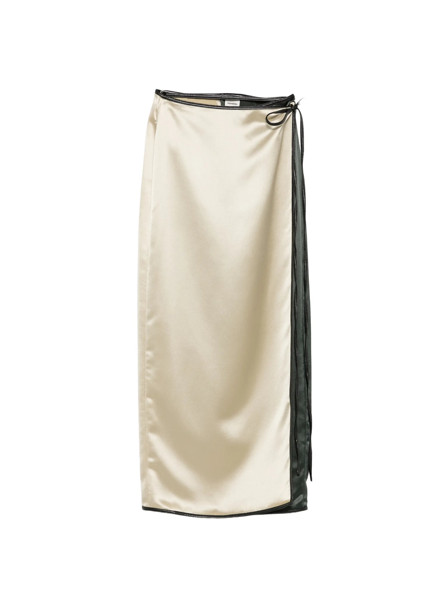 Юбка Niamh two-tone wrap-design maxi skirt