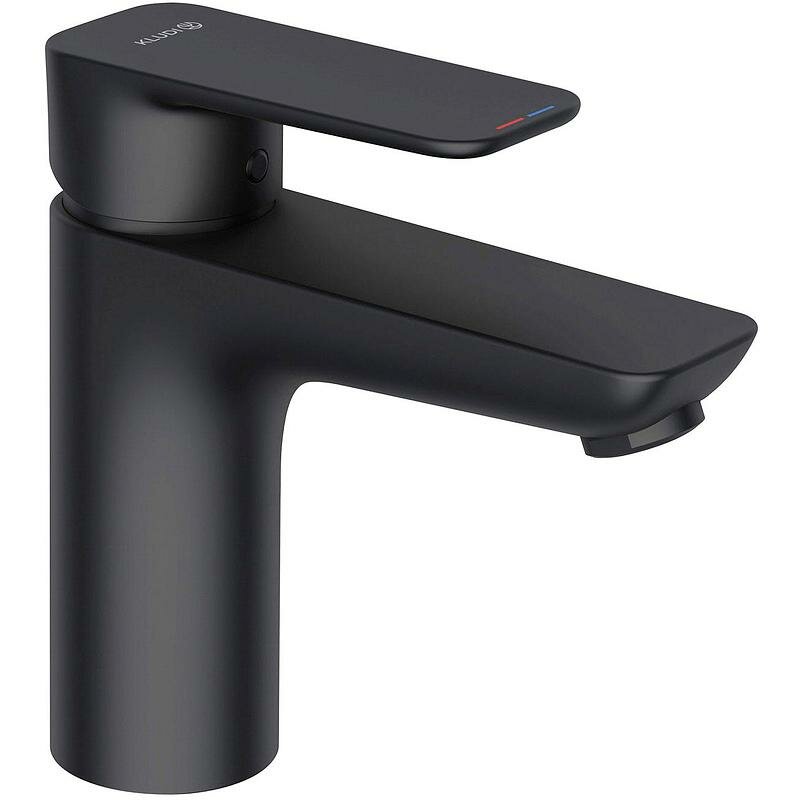 Смеситель для раковины Kludi Pure Style 402923975 черный матовый, рычажное управление, латунь