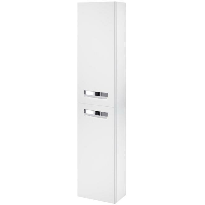 Шкаф пенал Roca The Gap 35 ZRU9302739 L подвесной Белый матовый