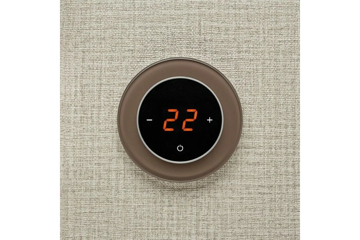 Терморегулятор Aura RONDA 7013 Brown Natural (натуральный коричневый) сенсорное управление