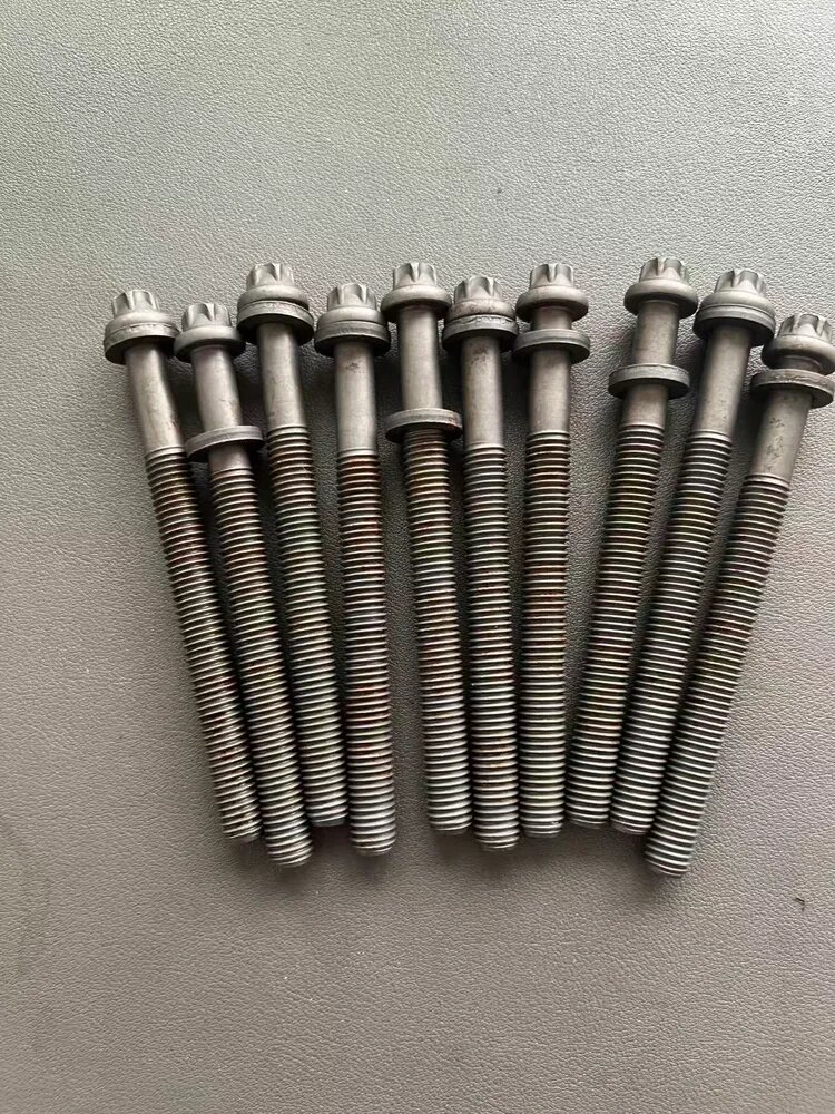 Changan Auto Parts Болт автомобильный, Болт крепежный, 120 мм, 10 шт.