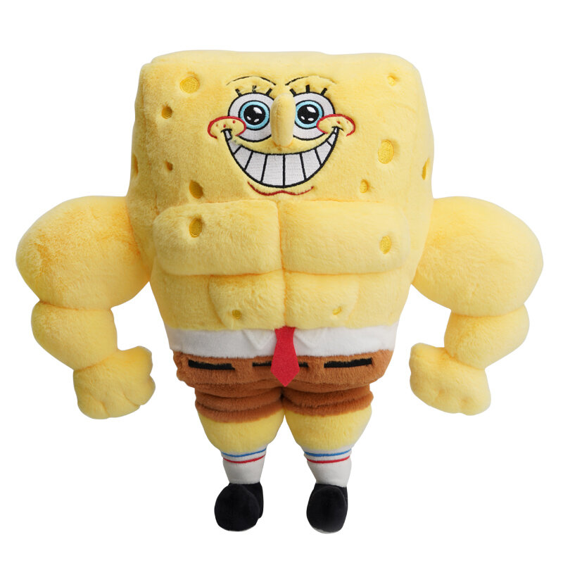 Плюшевая игрушка унисекс POTDEMIEL x SPONGEBOB SQUAREPANTS SpongeBob Fitness Expert Plush Doll, 30 см