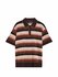 Рубашка AMIRI Striped glitter-effect polo shirt, размер 46