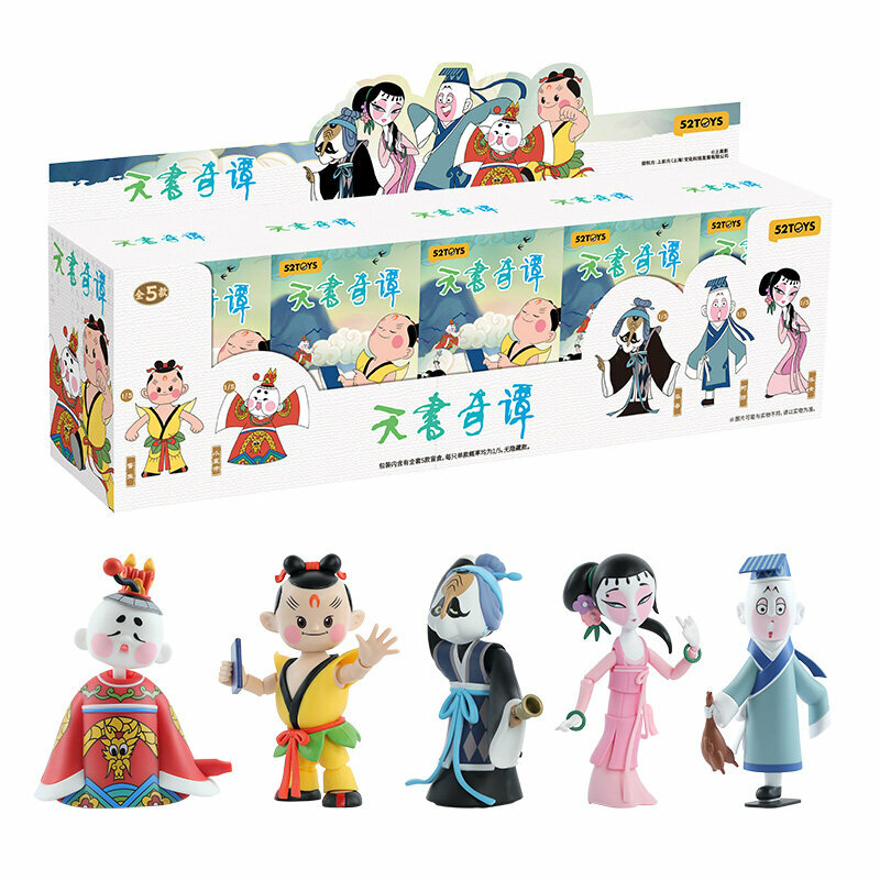 Фигурка-сюрприз унисекс 52TOYS Tian Shu Qi Tan, Full Box 5 Pcs