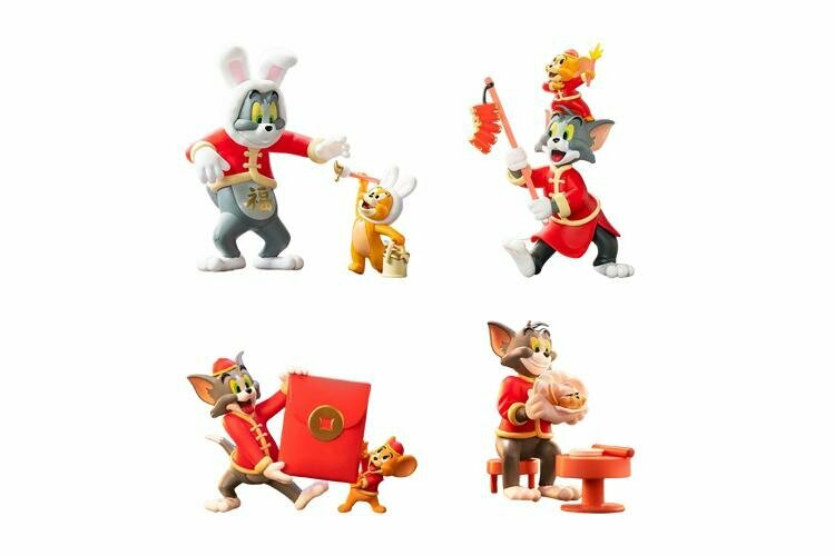 Фигурки унисекс 52TOYS Tom And Jerry Mystery Boxes, 2 шт.