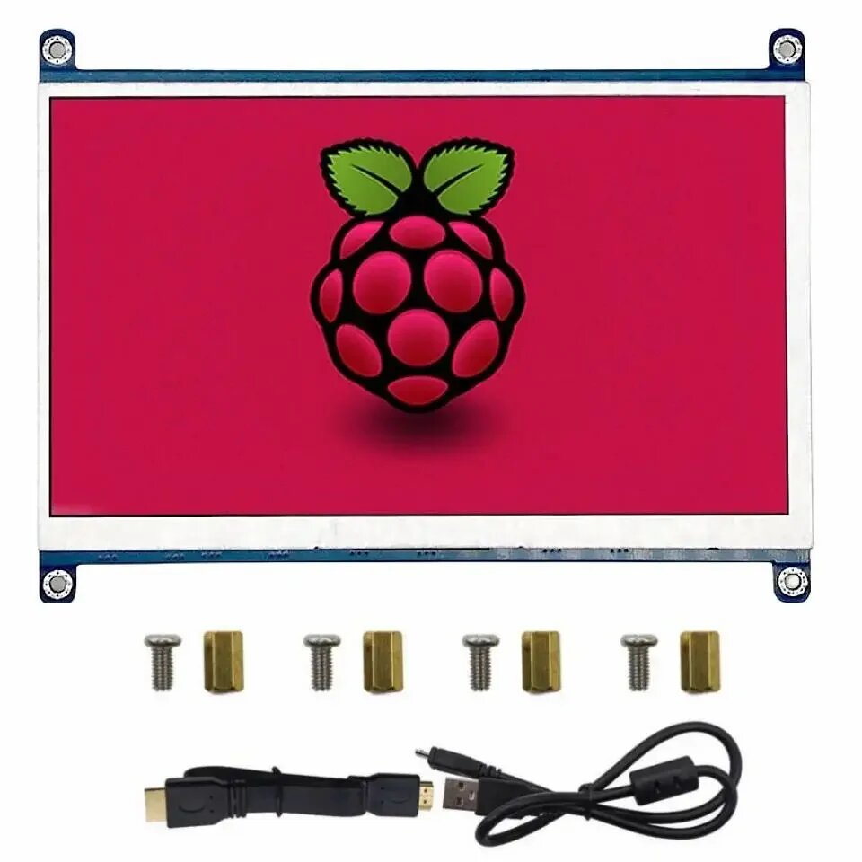 7-дюймовый сенсорный ЖК-дисплей для Raspberry Pi IPS LCD No touch