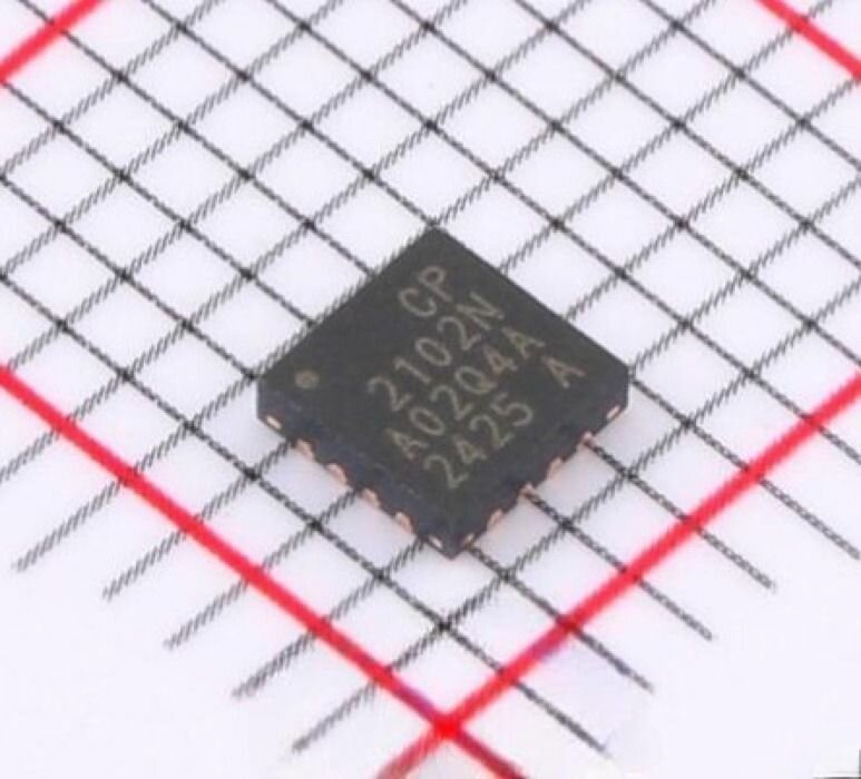 Контроллер SILICON LABS CP2102N-A02-GQFN20R драйверы, ресиверы, трансиверы WFQFN20, 1 шт