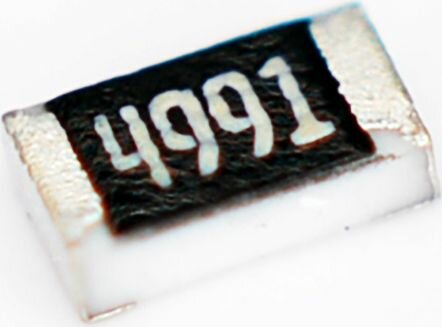 Vishay CRCW06034K99FKTABC Резистор толстопленочный, SMD, 0603, 4,99кОм, 100мВт, 1%, -55-155 град. C, 1шт