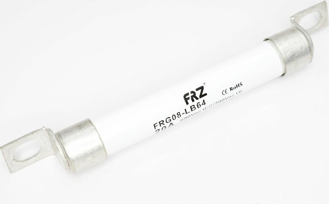 Предохранитель FRZ FRG08-LB64 690V 20A AR Предохранитель быстродействующий aR 20А 690В AC/500В DC BS88 9 x 75 мм 1шт