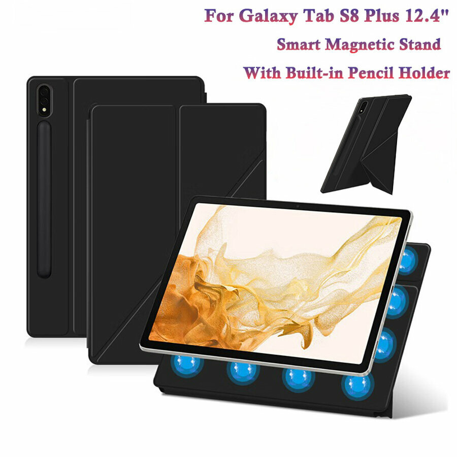 Чехол для Samsung Galaxy Tab S8 Plus 12.4", с местом для стилуса